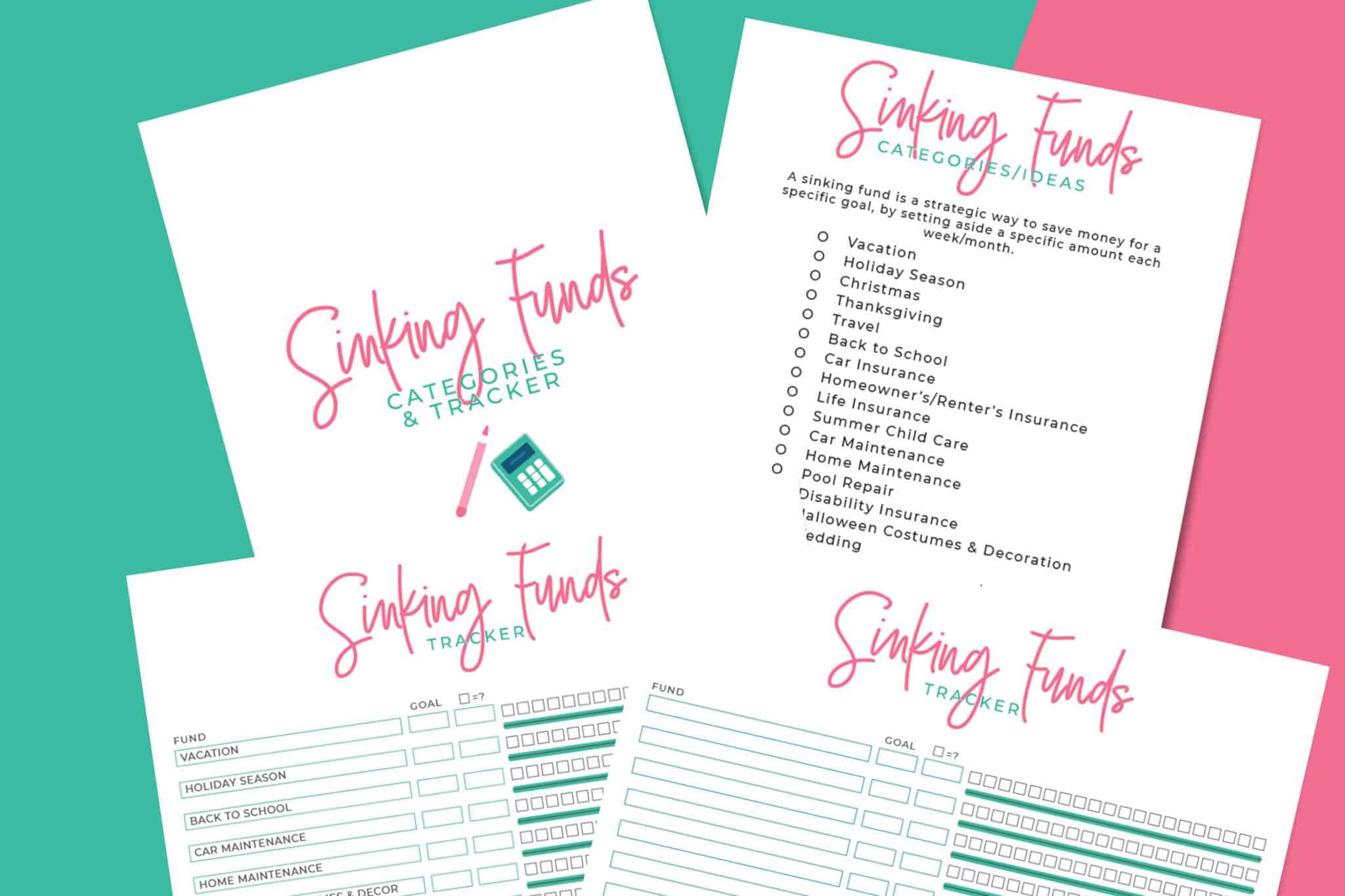 How To Start A Sinking Fund Free Printable Insane Freedom How To Start A Sinking Fund Free Printable Insane Freedom